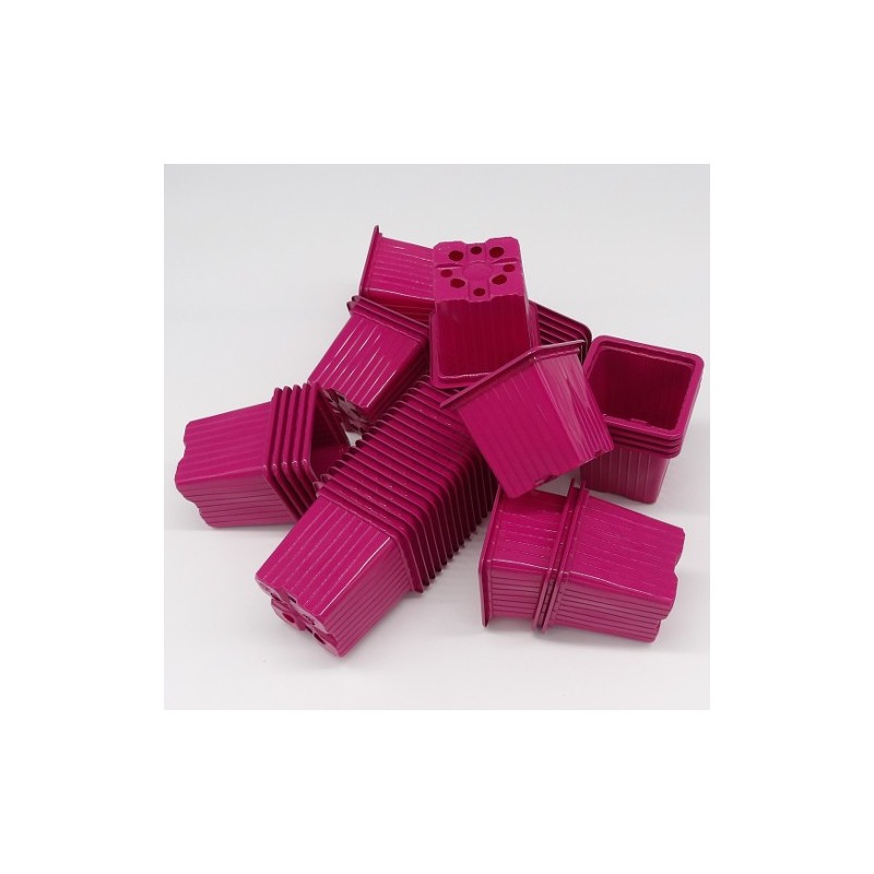 Godet semis 7x7 cm Vert clair pour semis, boutures, repiquages