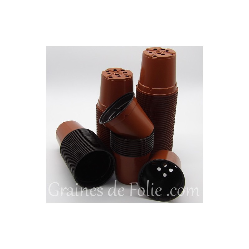 Pot 1 litre noir